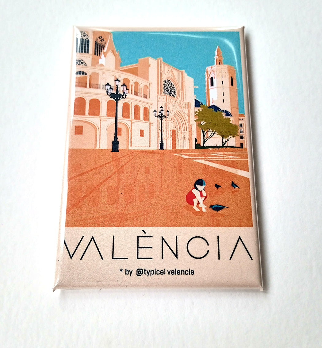 IMAN PLAZA DE LA VIRGEN / MAGNET VIRGIN SQUARE – atypical valencia